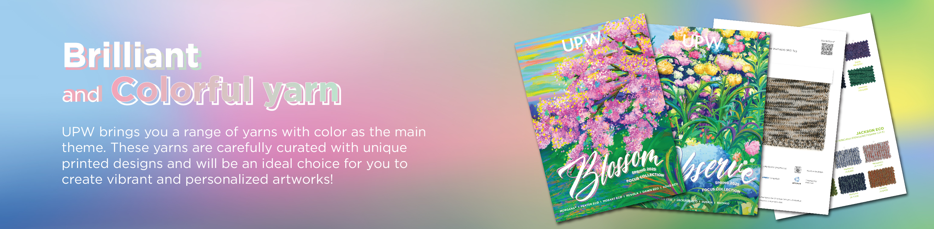 Brilliant and Colorful yarn